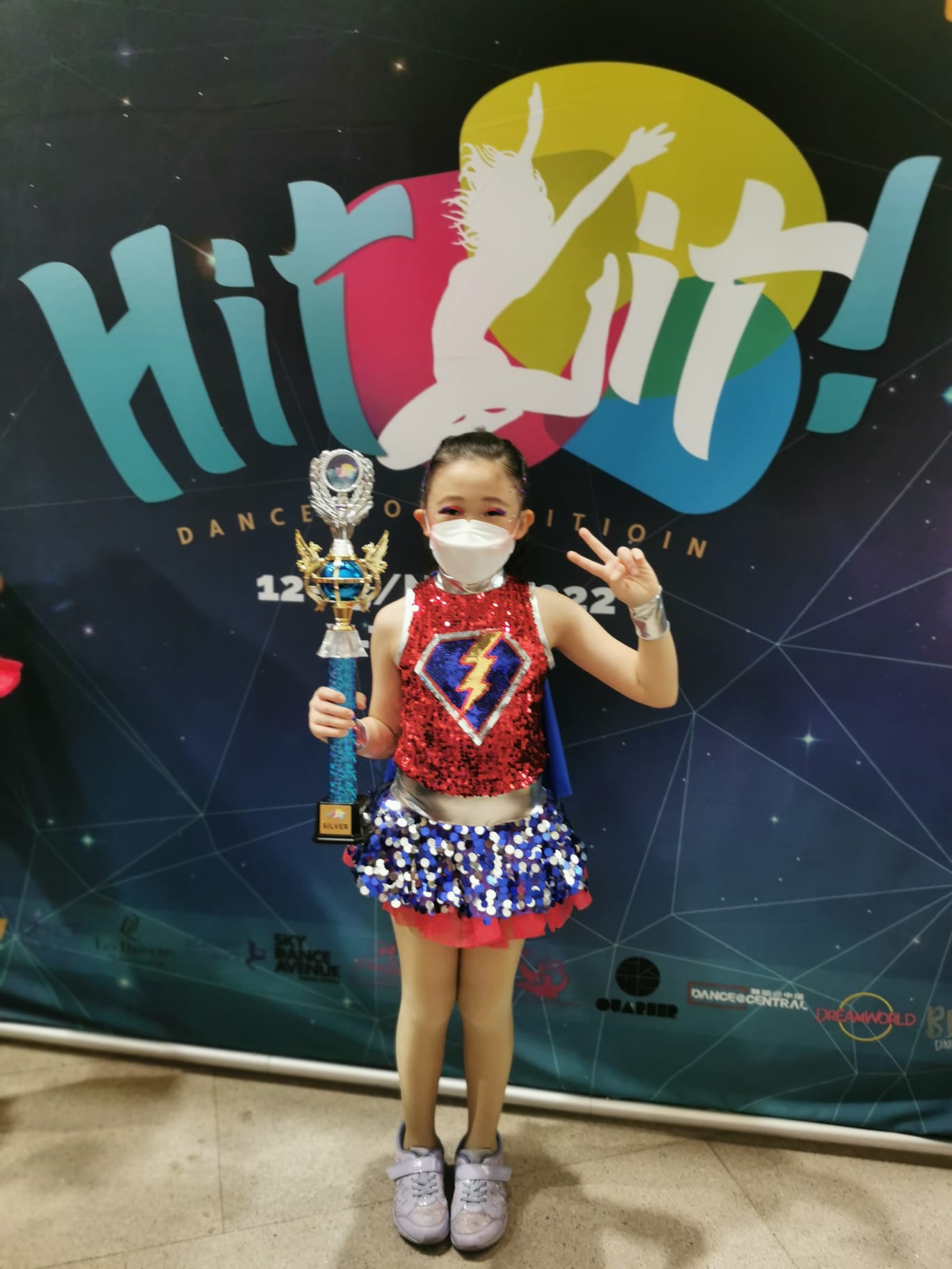 恭賀P3D杜芊妤同學在「Hit It Dance Competition」，榮獲「Group Dance」銀獎